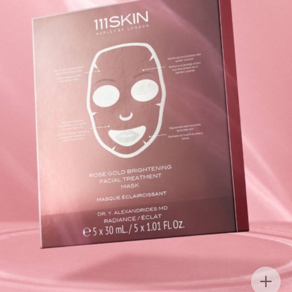 111SKIN | Skincare | 11 Skin Rose Gold Brightening Treatment Mask ...